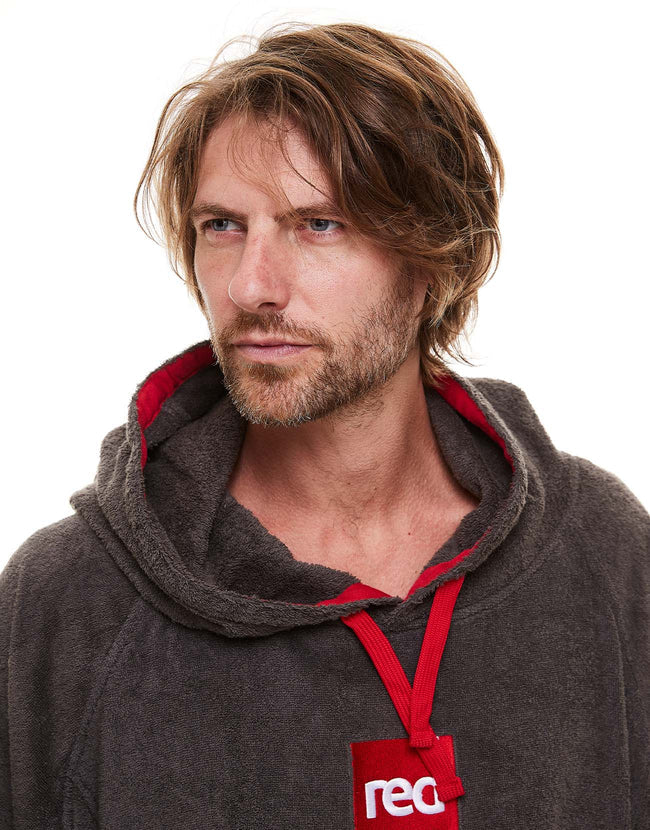 Red Men's Luxury Towelling Change Robe - Outfitters Store