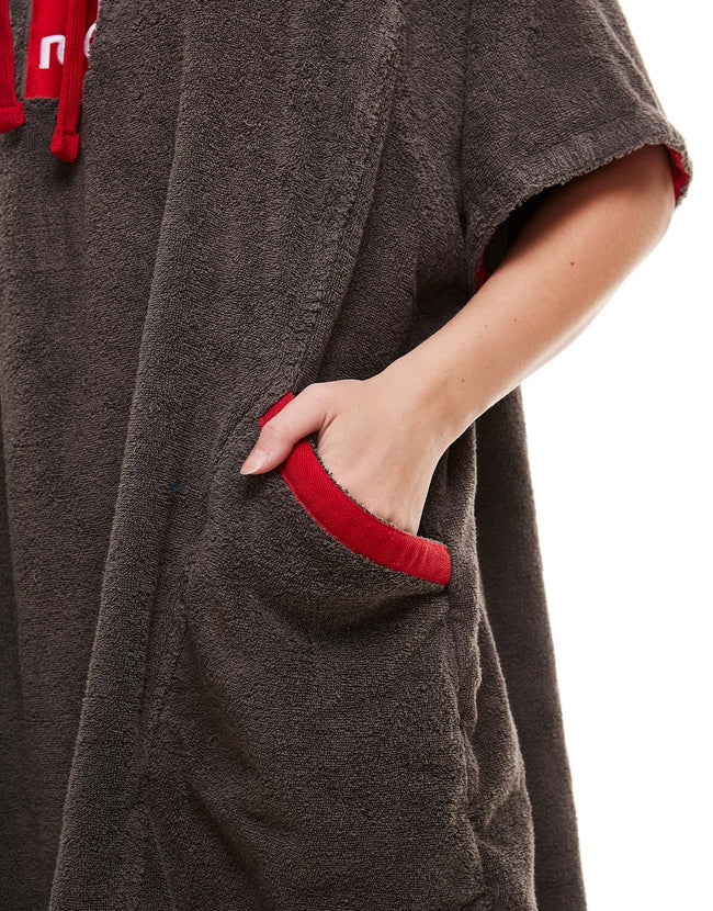 Red Women's Luxury Towelling Change Robe - Outfitters Store