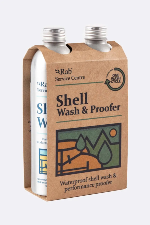 Rab Shell Wash and Proofer Twin Pack (225ml/3 washes) - Outfitters Store